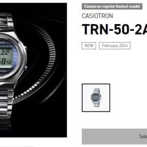 Casio U.S. reveals the Casio Watch 50th Anniversary 'Zero To One ...