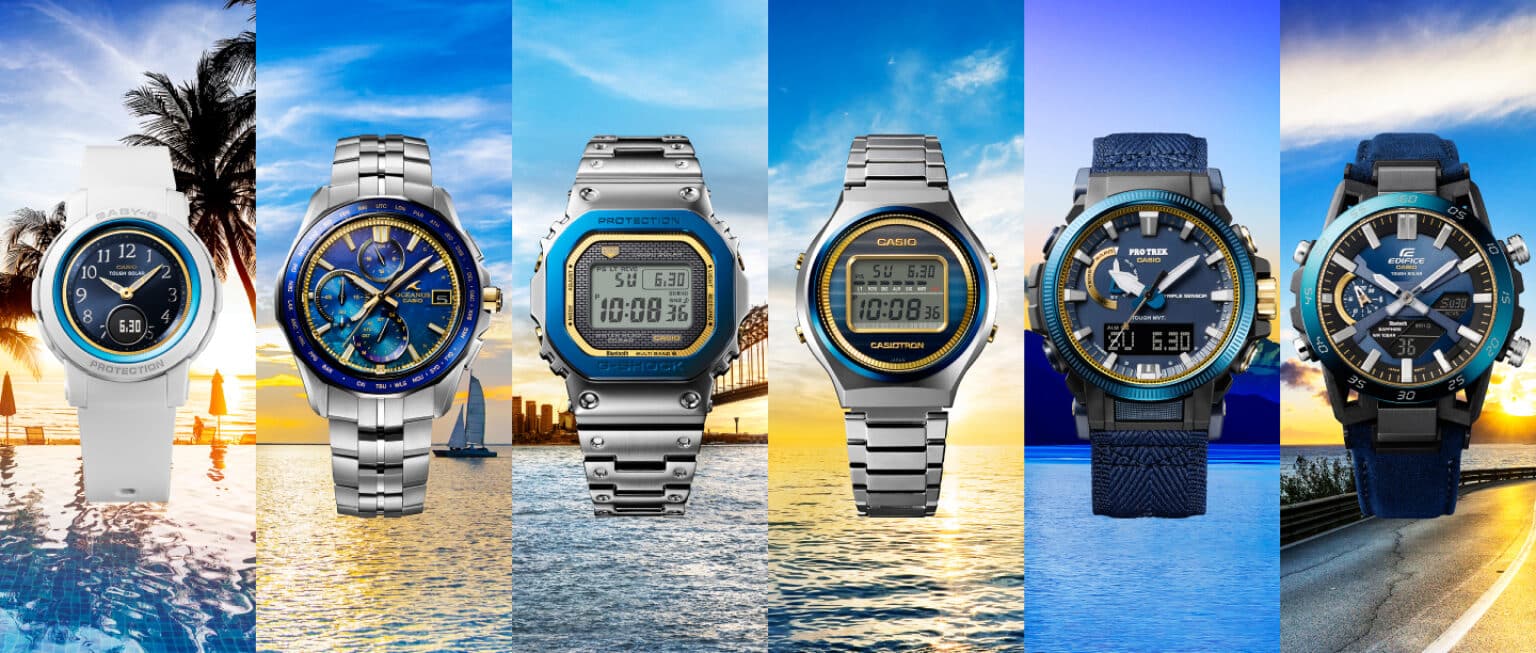 'Sky and Sea' Series for Casio Watch 50th Anniversary features solar ...