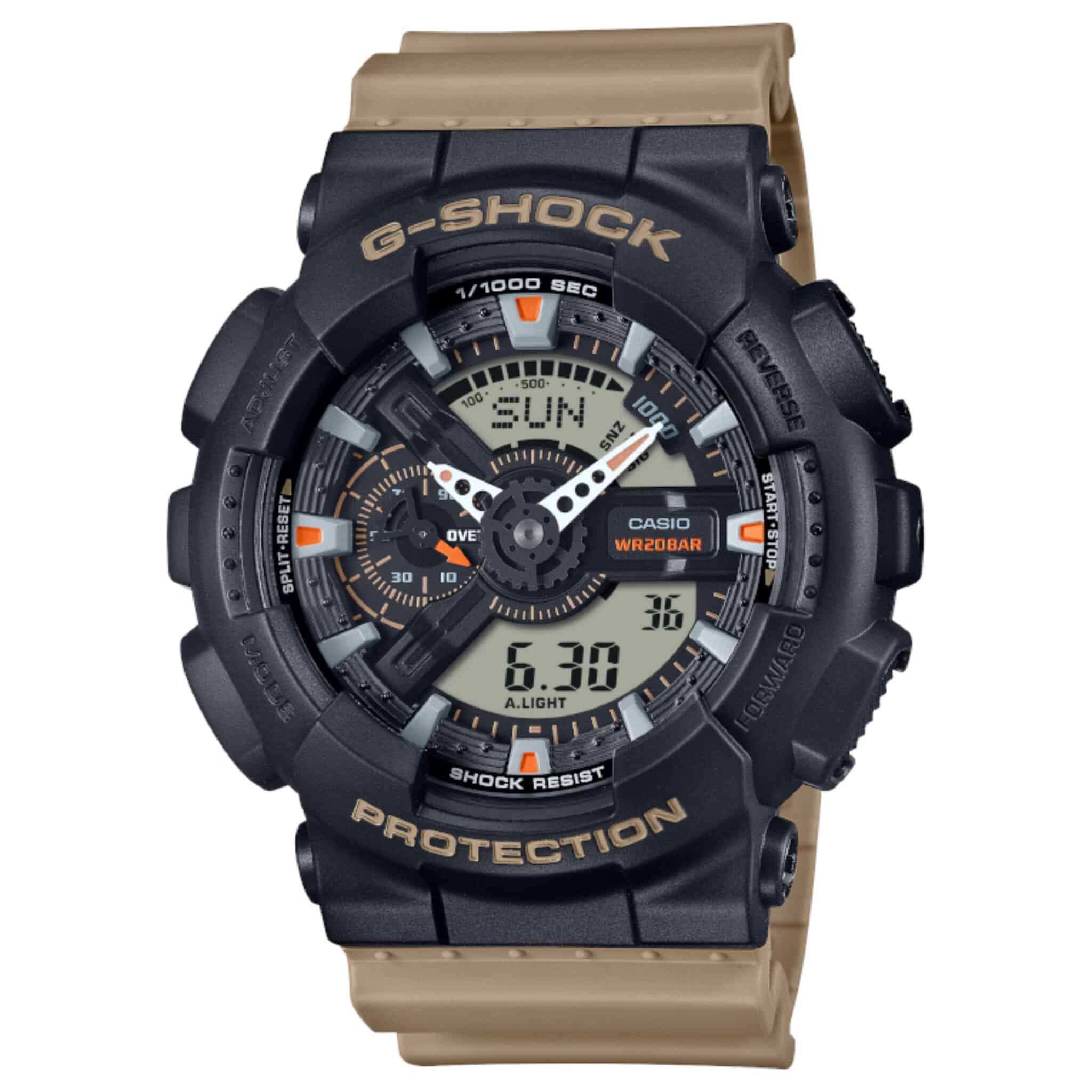 G-Shock Two Tone Utility Color Series: GX-56 with positive LCD display ...