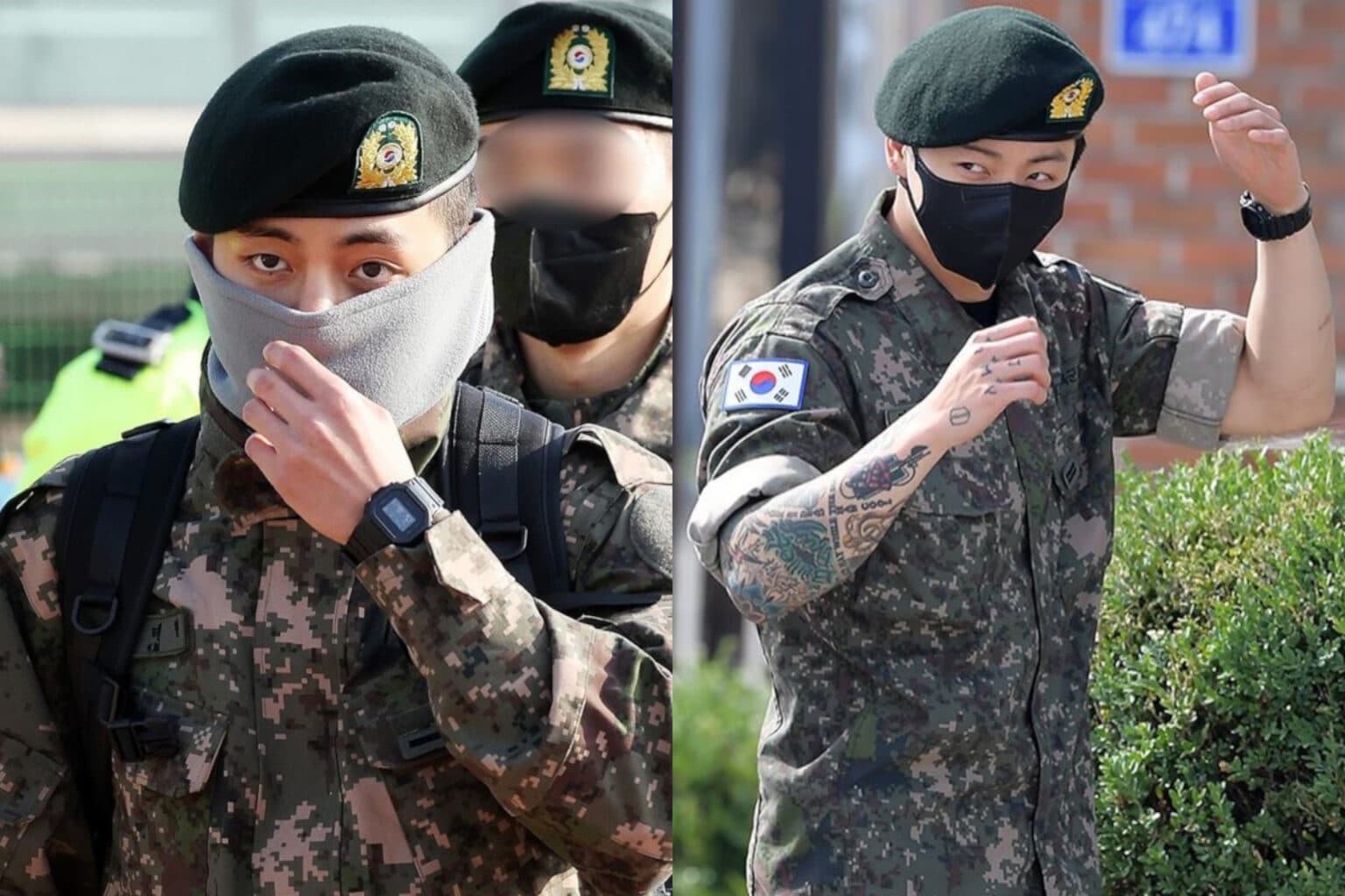 Taehyung and Jungkook of BTS wear G-Shock DW-5600 watches during ...