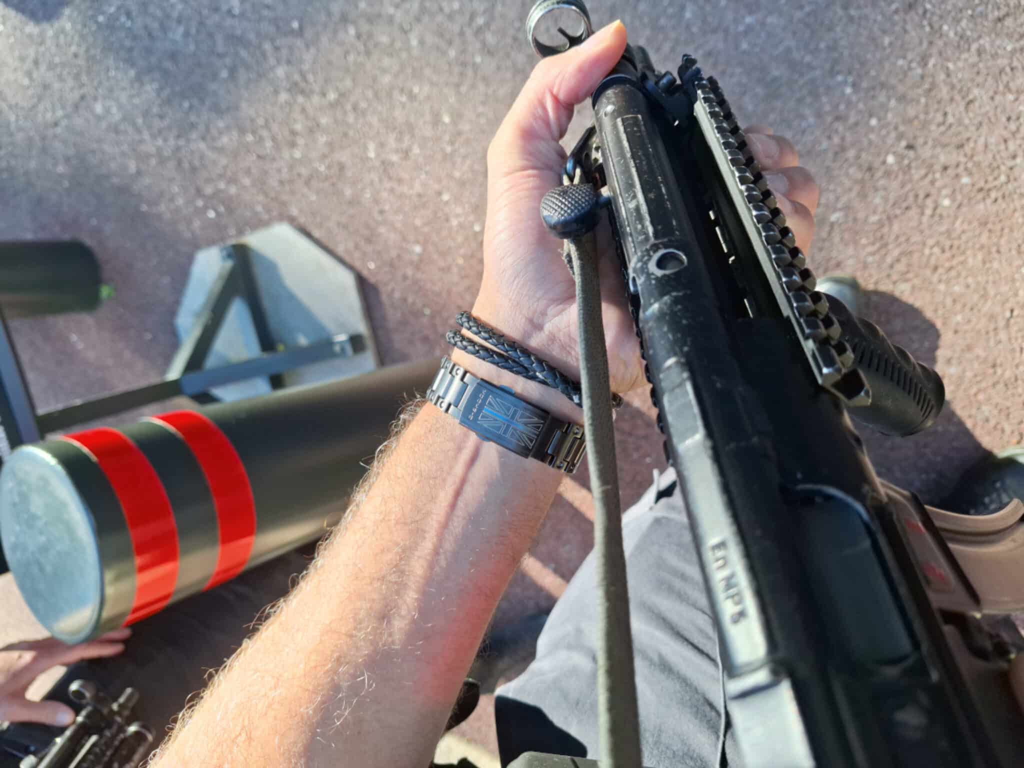 U.K. Royal Protection officers wearing customized G-Shock GM-B2100 ...