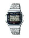 Casio ABL-100 is a retro-style metallic digital watch with Bluetooth ...