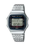 Casio ABL-100 is a retro-style metallic digital watch with Bluetooth ...