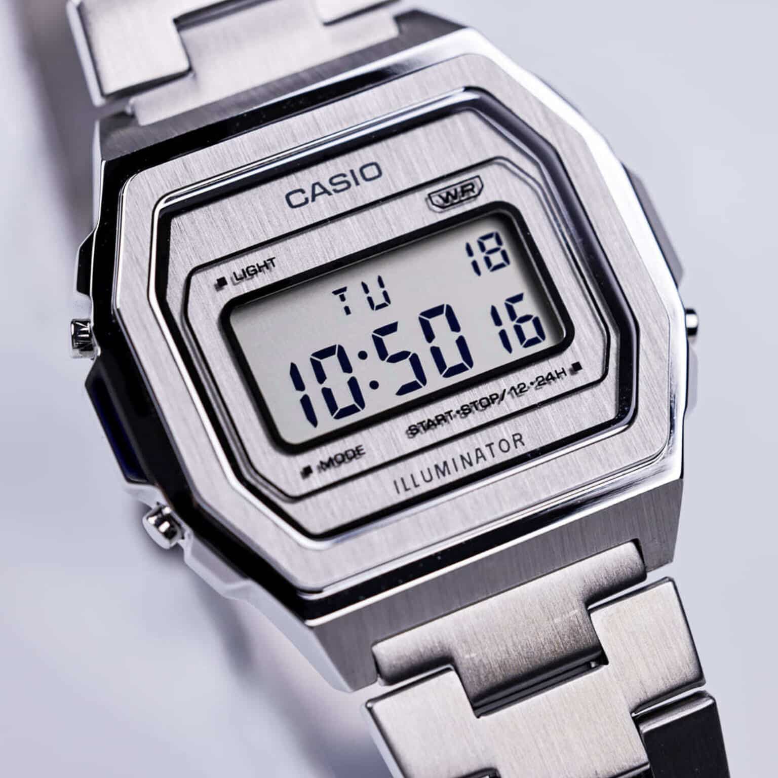 Full stainless steel Casio A1000DN-7 limited set includes metal and ...