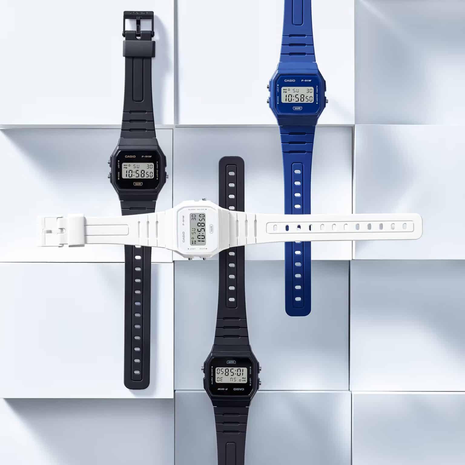 Casio updates best-selling F-91W and MQ-24 with minimalist F-91WB and ...
