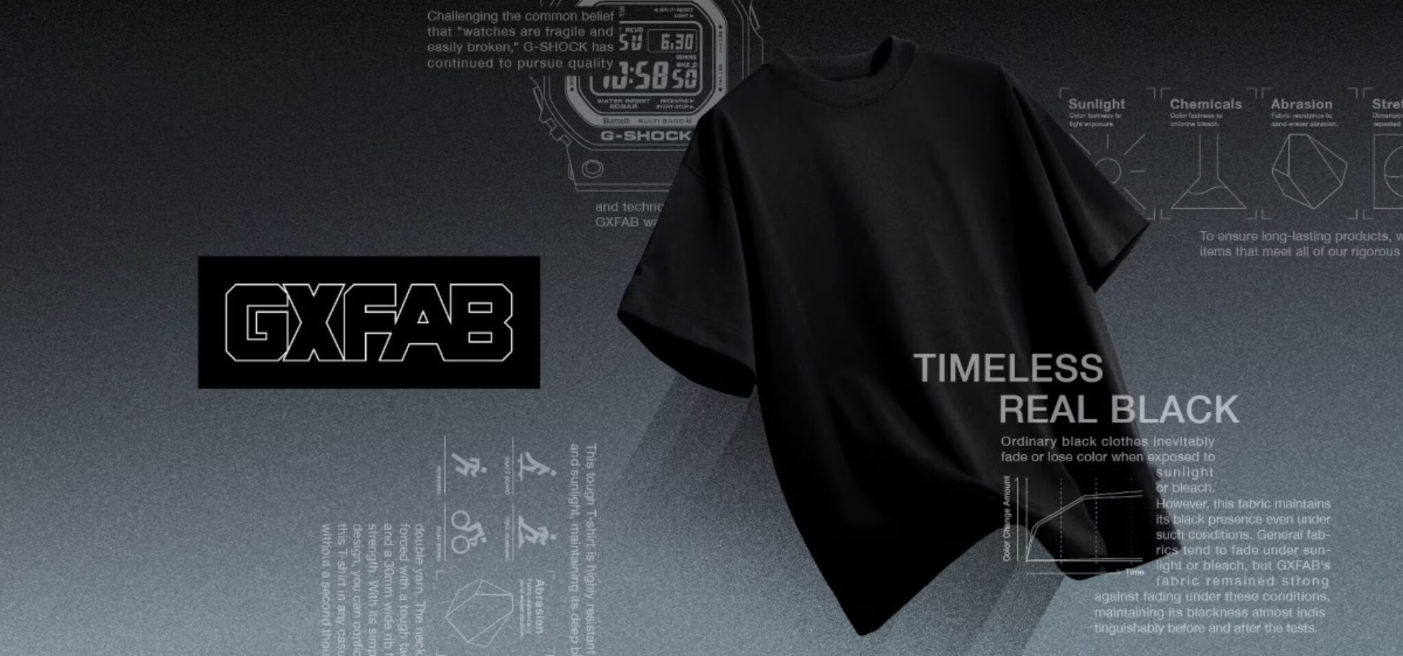 Casio's GXFAB is the G-Shock of t-shirts and resistant to fading ...