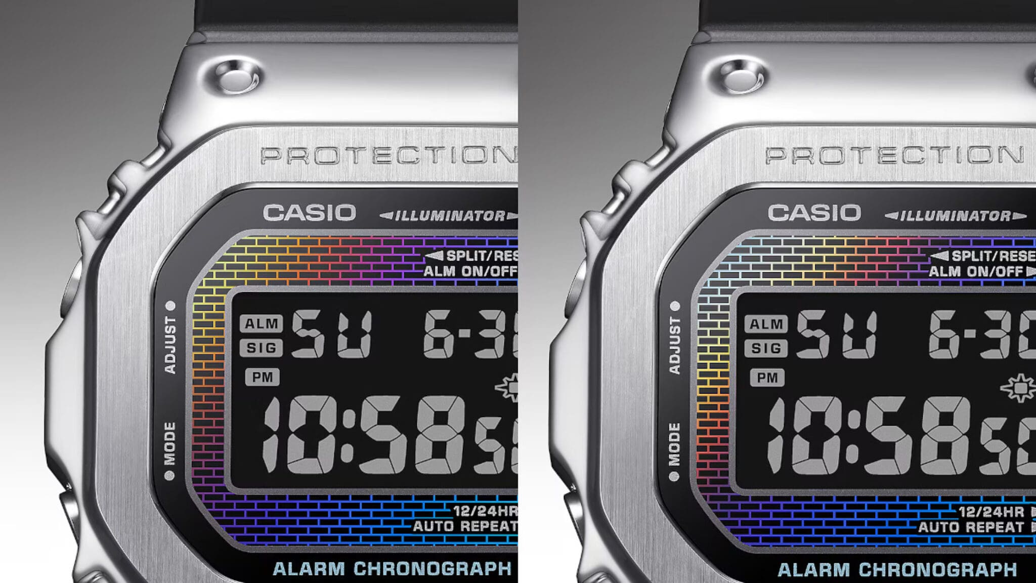 Fashionable G-Shock colorways for August 2024 including Rainbow Brick ...