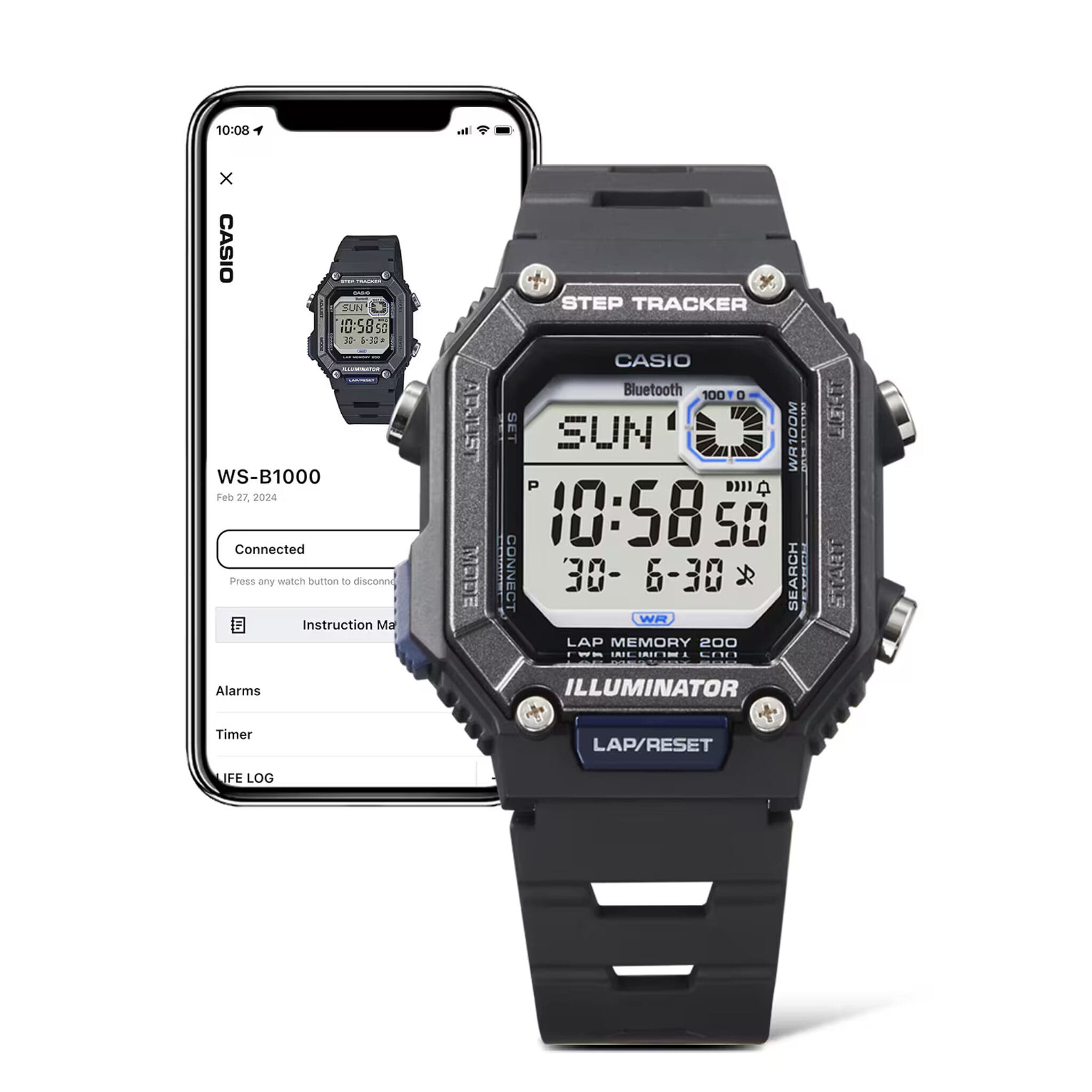 Casio WSB1000 with Step Tracker and Bluetooth is 82% off in the U.S ...