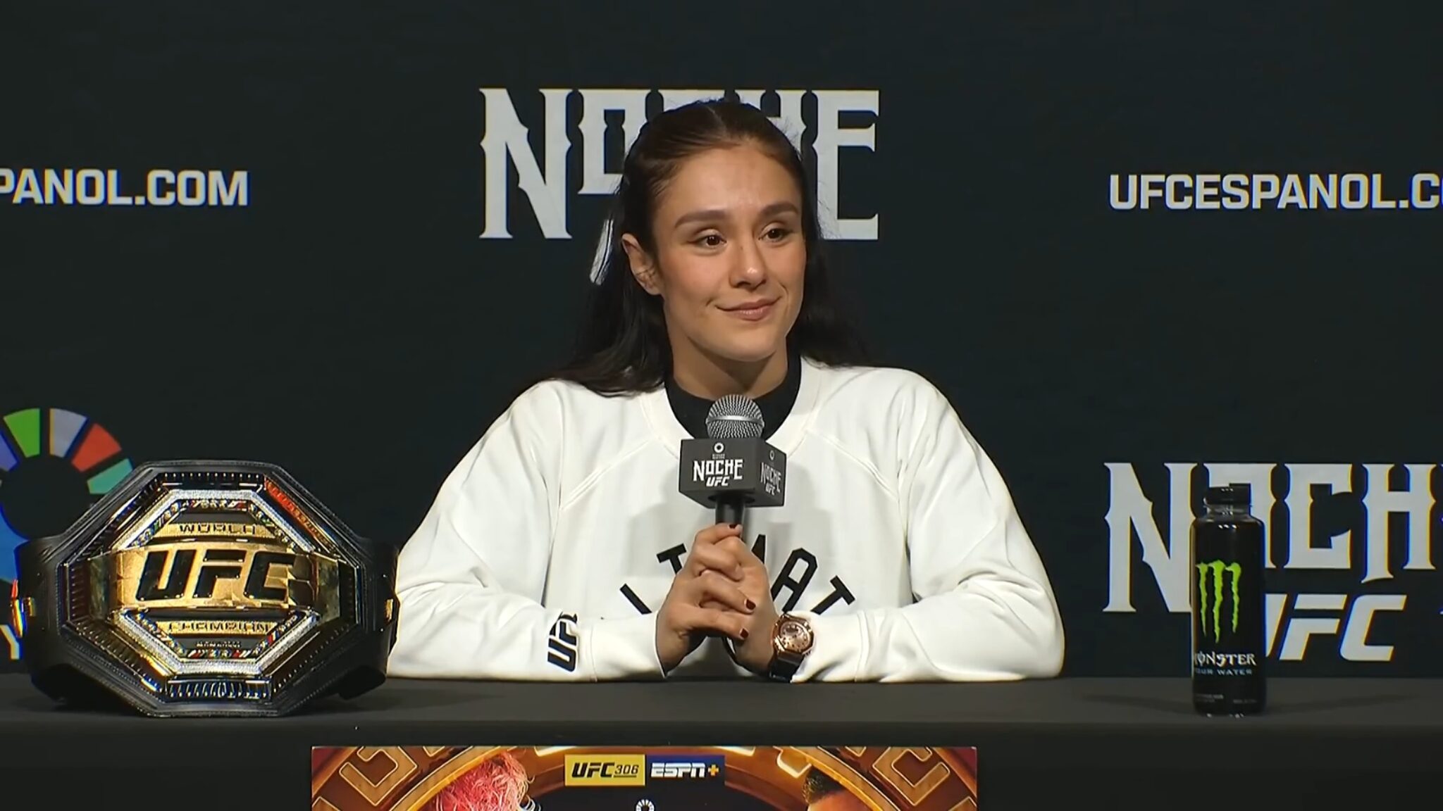 Women's flyweight champ Alexa Grasso wears G-Shock GM-S2100 at UFC 306 ...