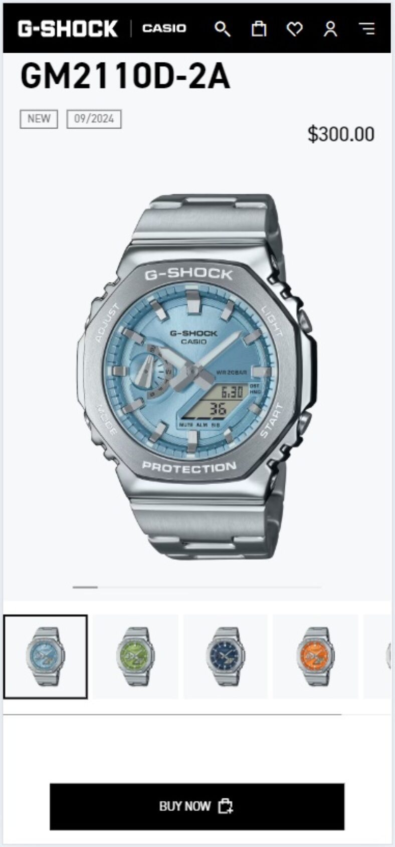 Stainless steel G-Shock GM2110D watches now available in the U.S. for ...