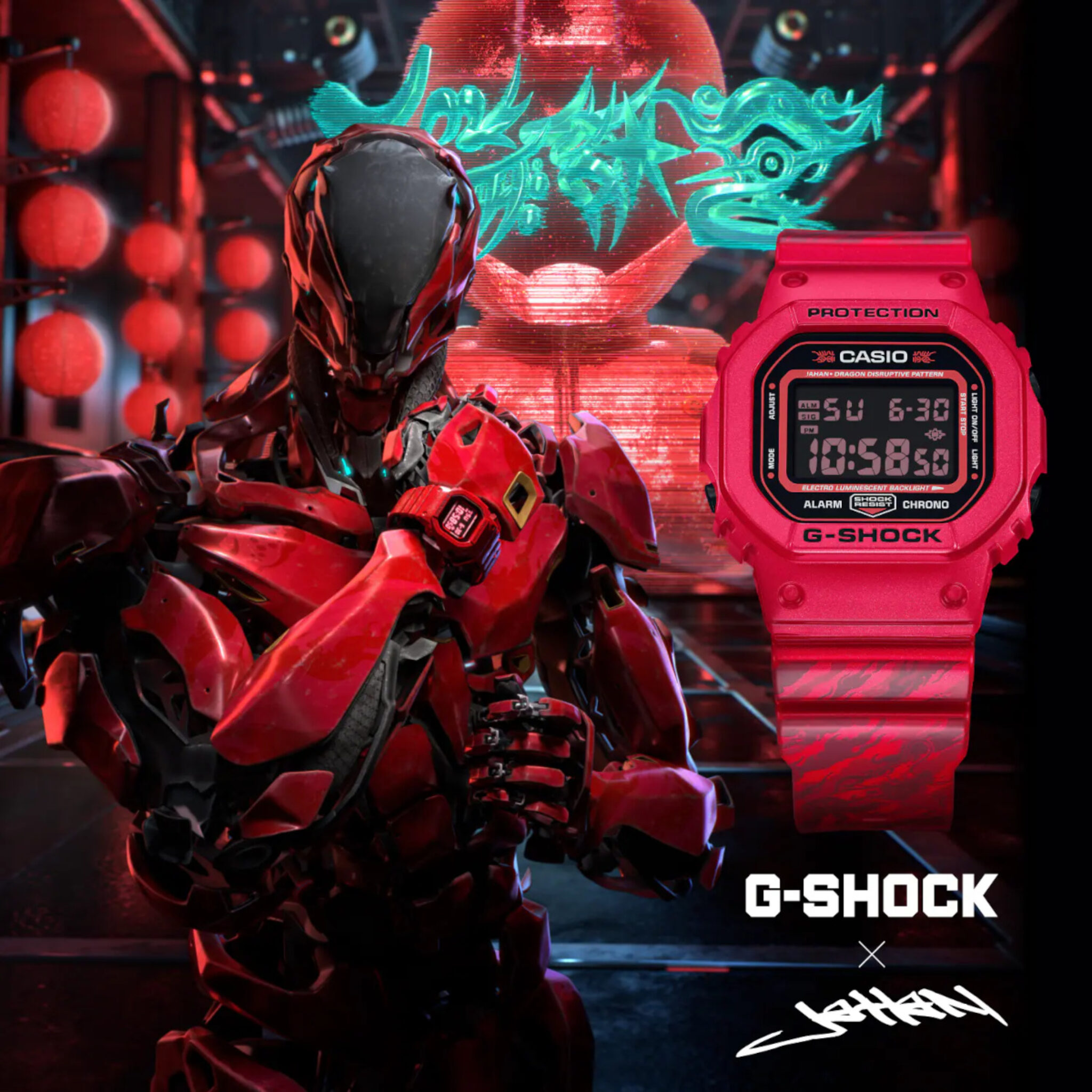 G-Shock DW-5600JAH24-4: Limited edition watch by Singaporean artist ...