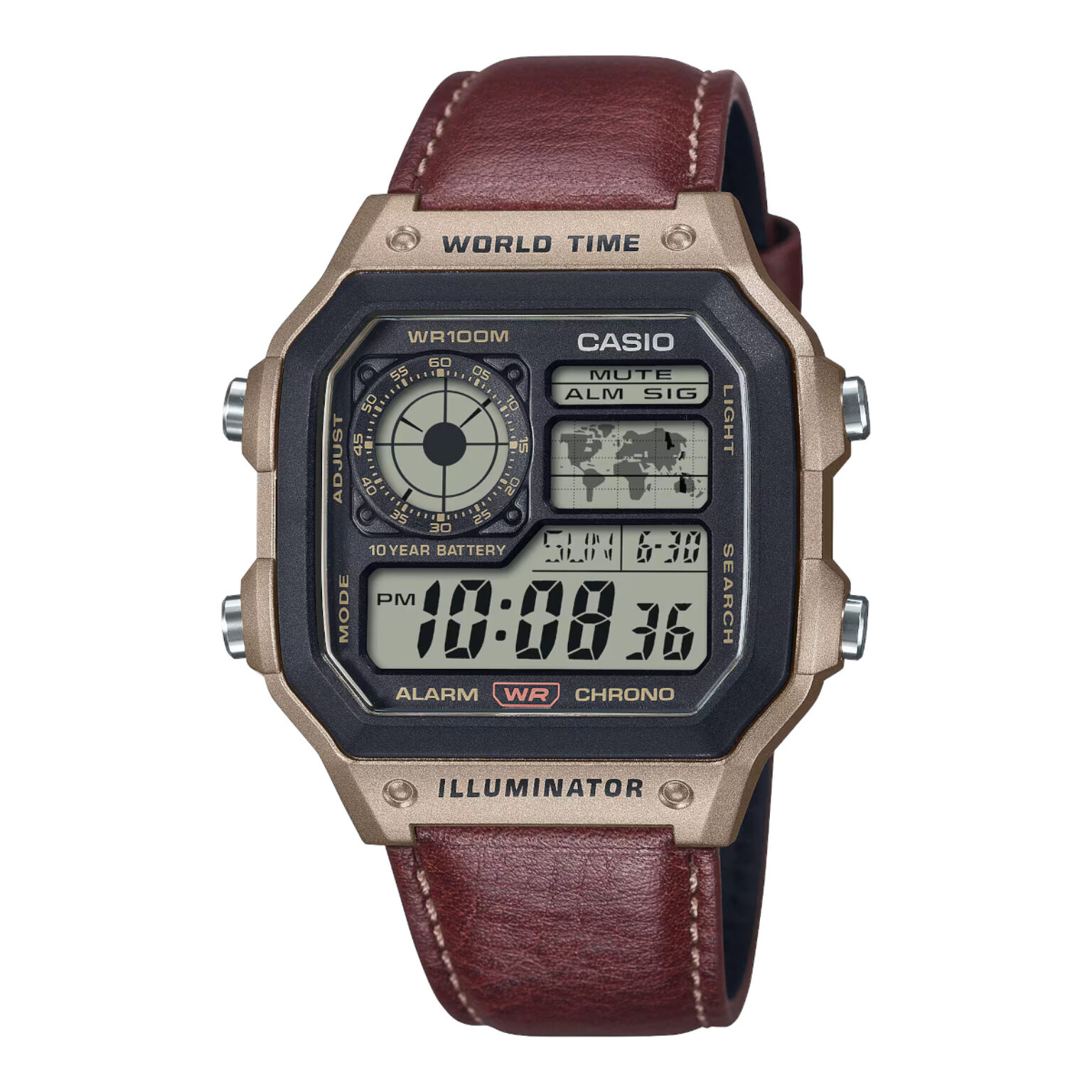 AE-1200WH 'Casio Royale' gets a leather band upgrade with AE-1200WHL ...
