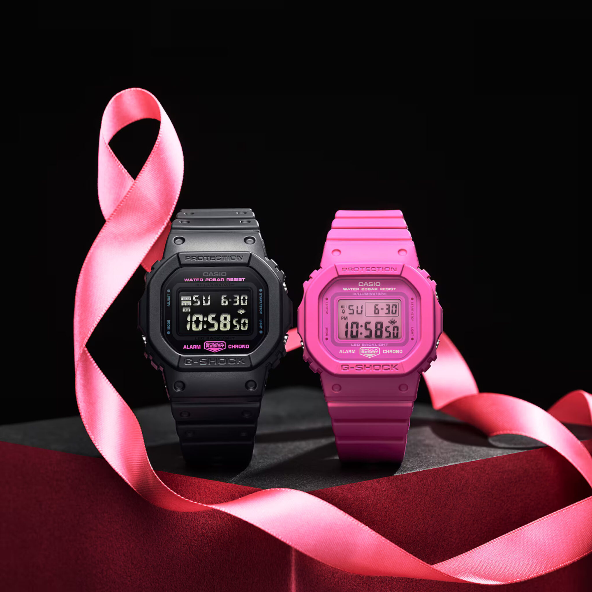 Casio releases pink ribbon-themed G-Shock DW-5600PK-1 and GMD-S5610PK-4 ...