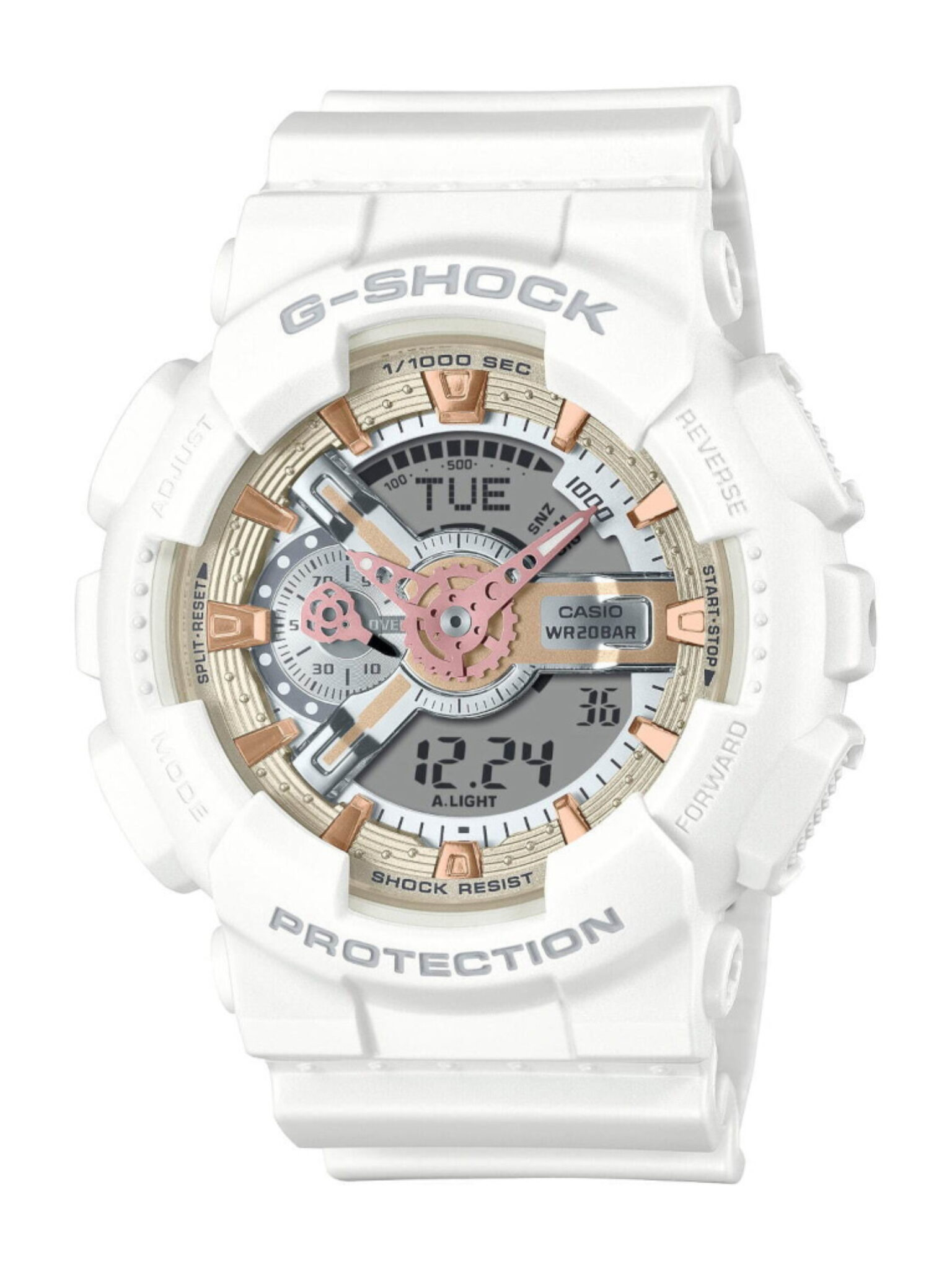 G Presents Lover's Collection 2024 LOV-24A set with rose-themed G-Shock ...