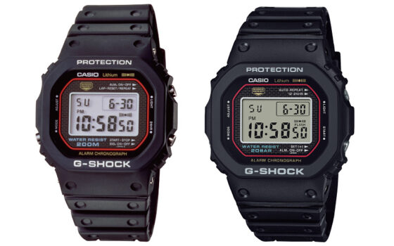 G-Shock DW-5000R-1A hands-on video by WatchDavid and DW-5000C-1A comparison by Casio - G-Central ...