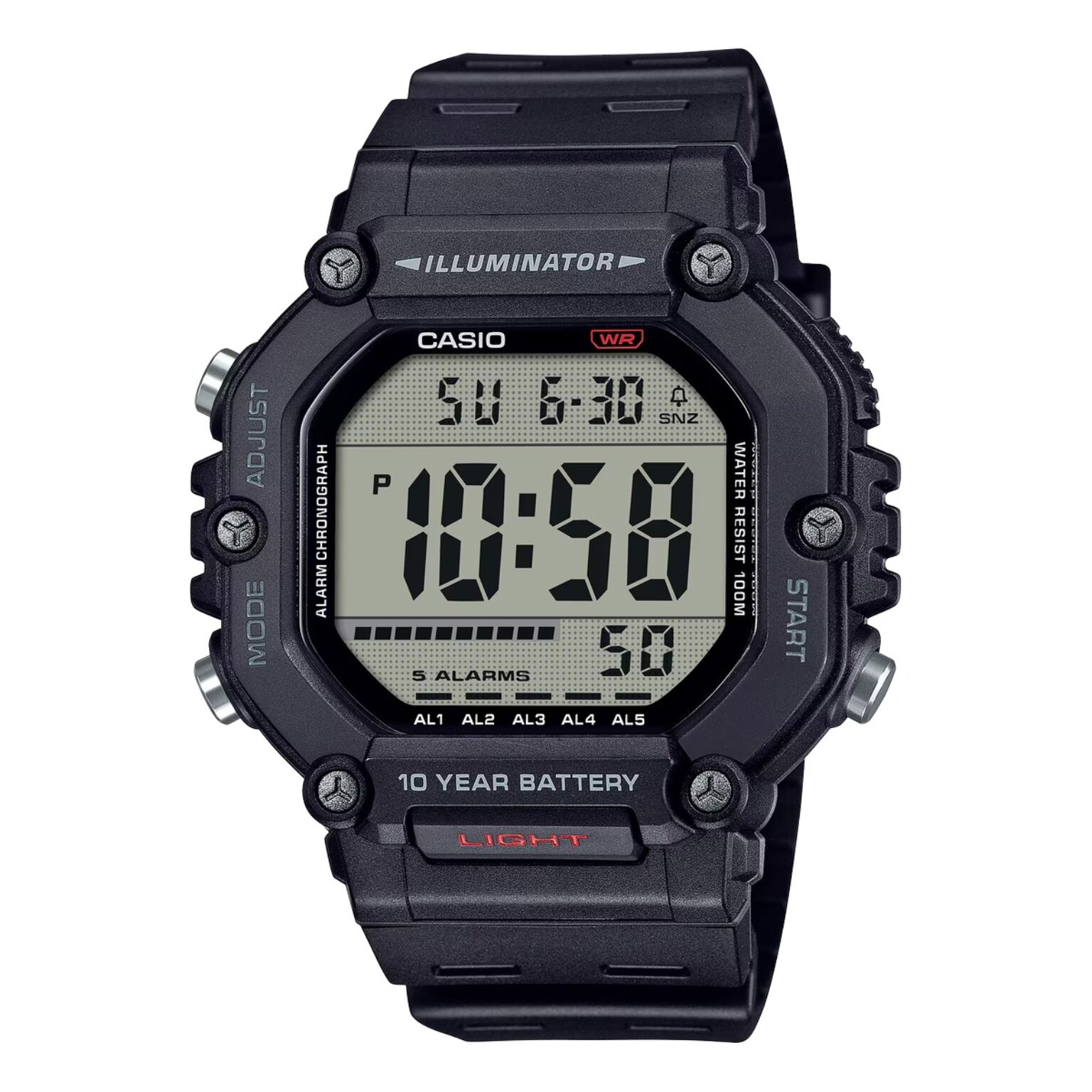 Casio AE-1600 series with large display and 10-year battery is like a ...