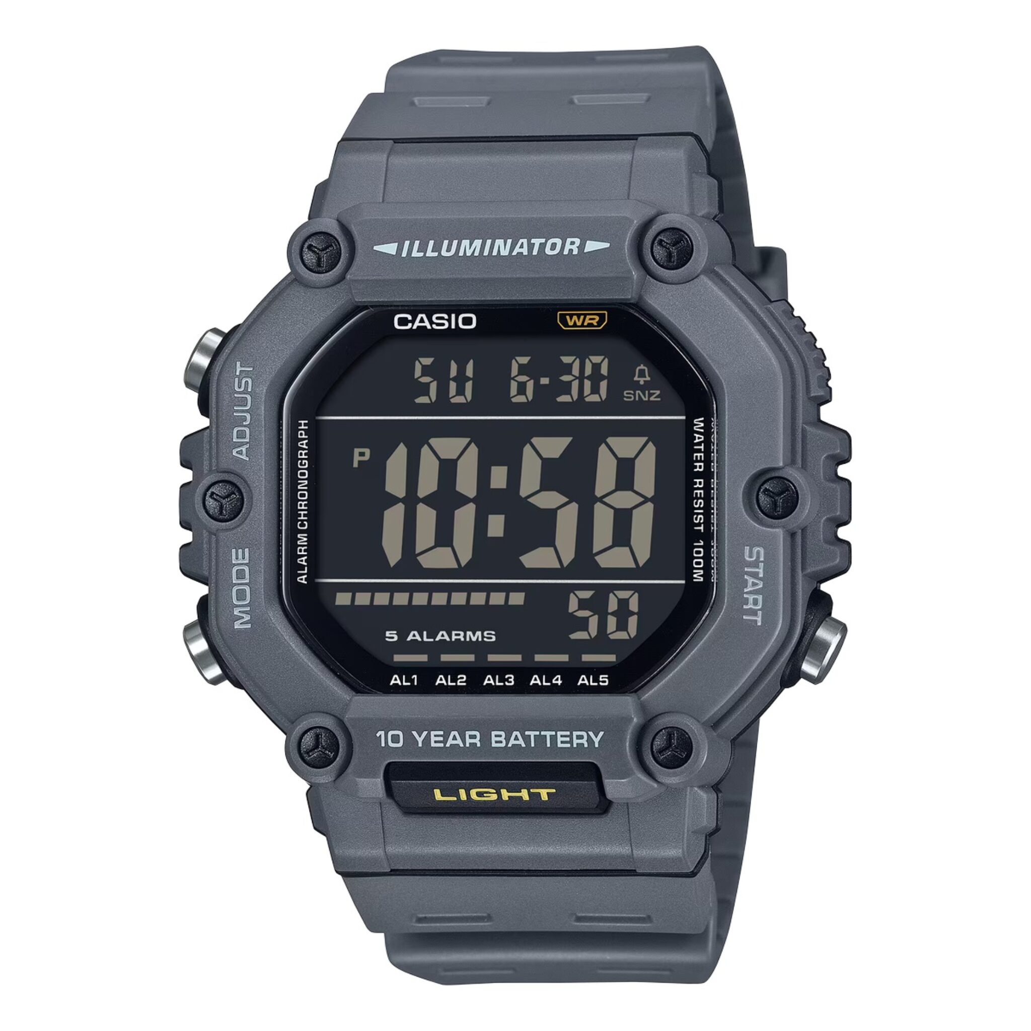 Casio AE-1600 series with large display and 10-year battery is like a ...