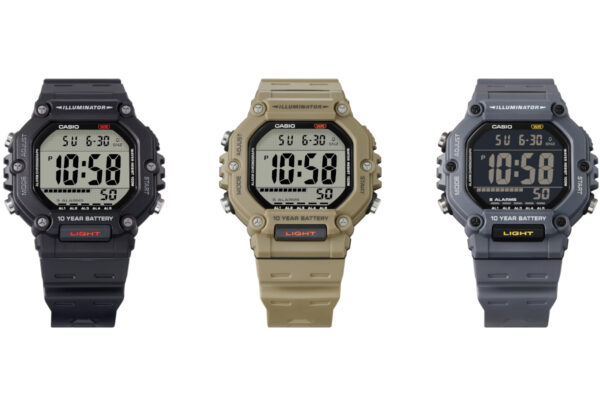 Casio AE-1600 series with large display and 10-year battery is like a ...