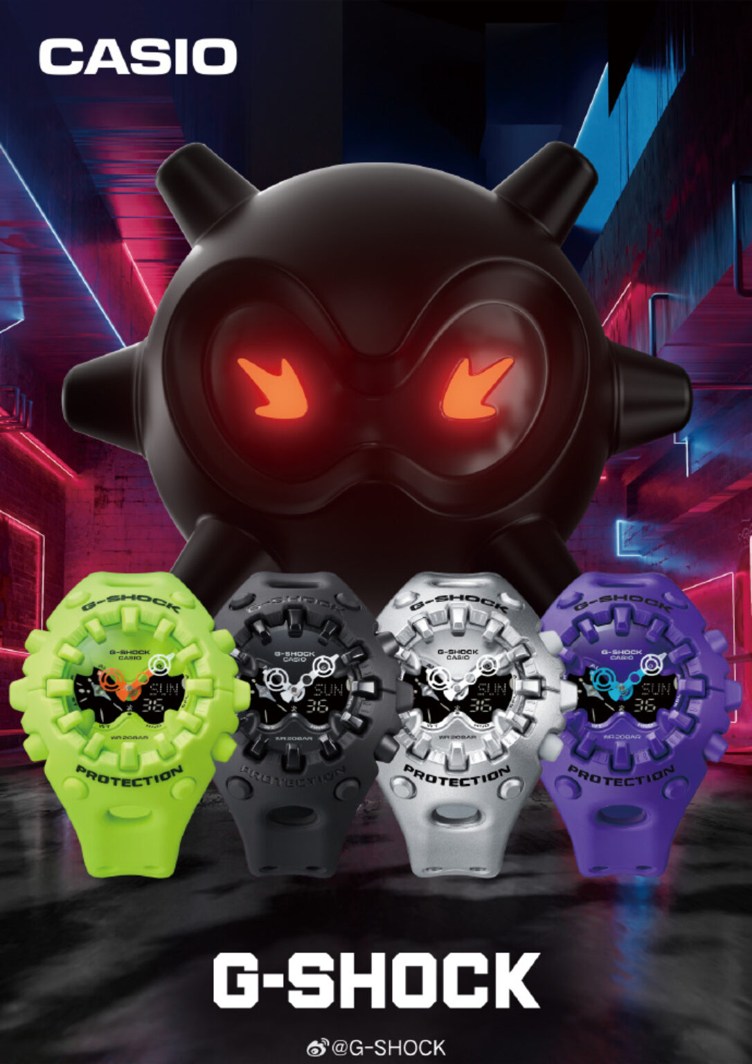 The radical-looking GA-V01 is an ordinary G-Shock on the inside - G ...