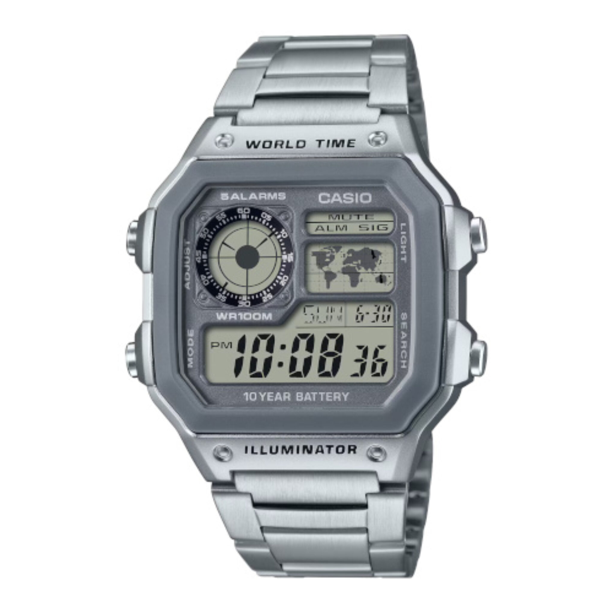 Casio A130 versus AE1200WHD: Similar styles and modules but Casio ...