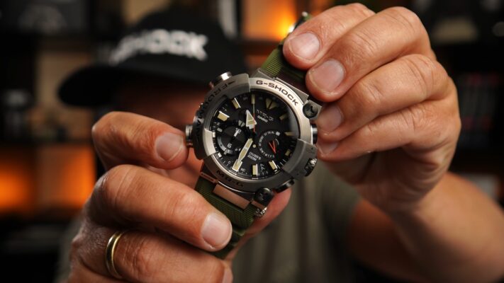 WatchDavid hands-on review of the G-Shock MRG-BF1000RG-3A 'Goliath Frog ...