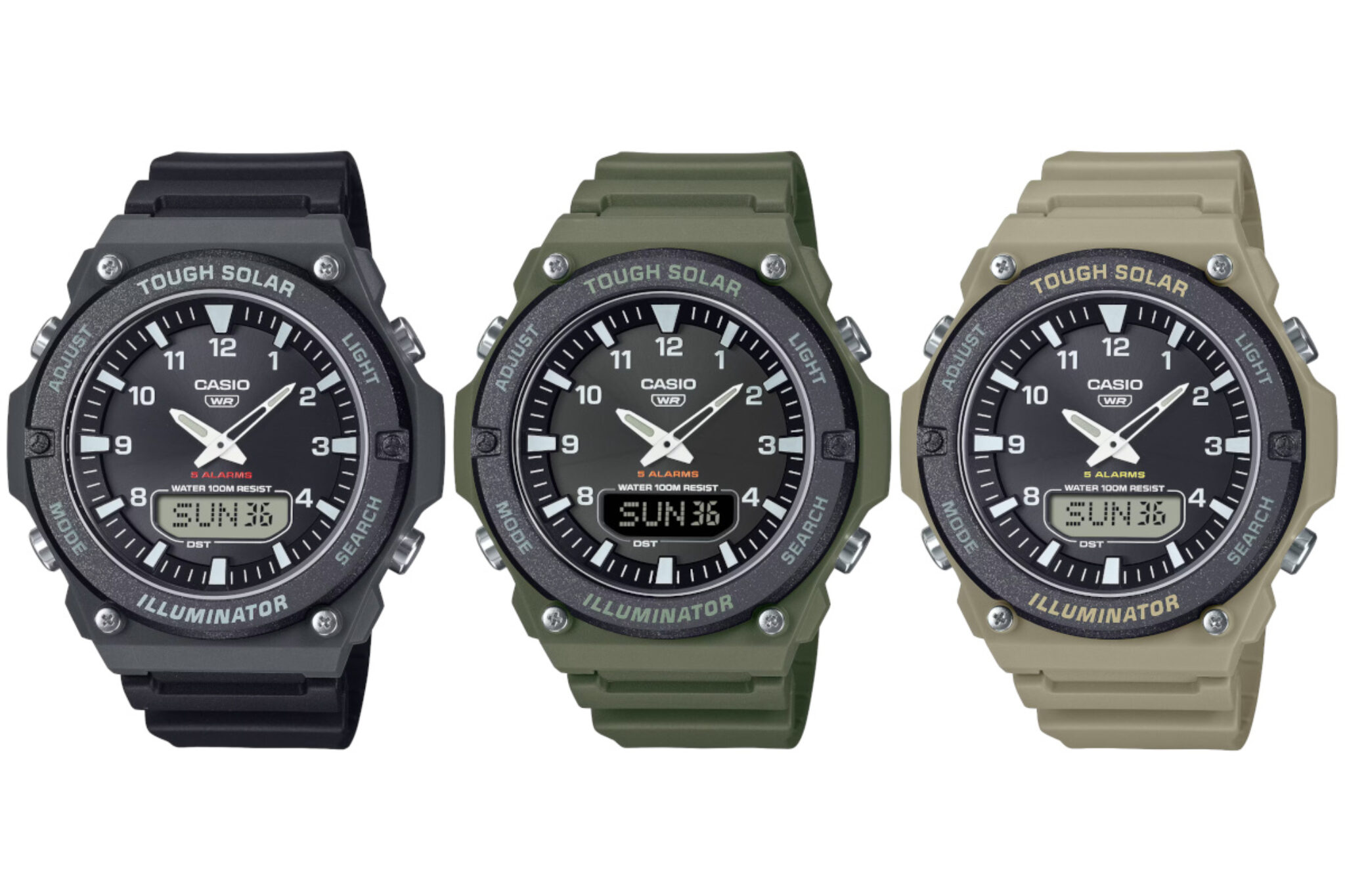 Tough Solar-powered Casio AQS820W series released in the U.S. - G ...