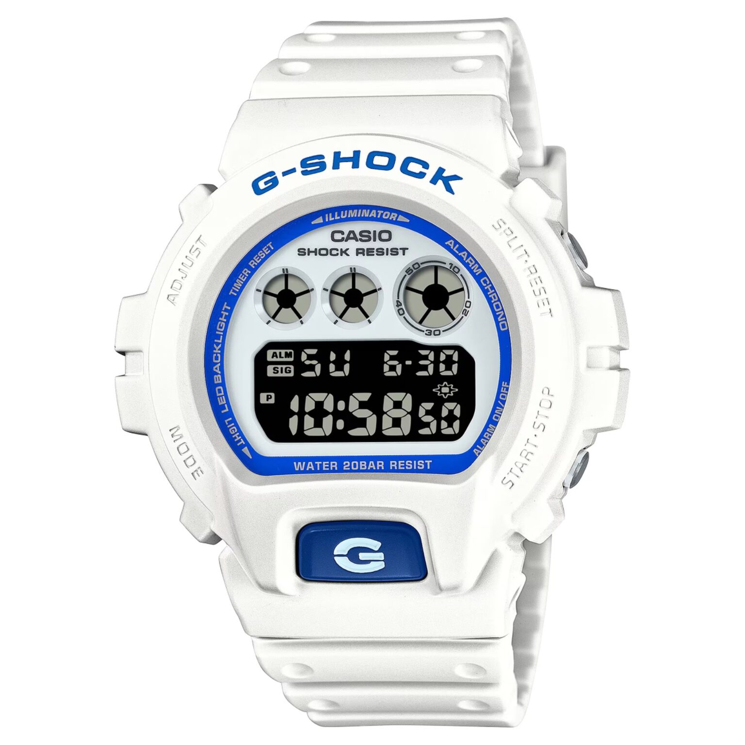 G-Shock introduces six white-blue watches with phosphorescent dials and ...