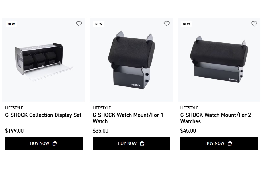 Casio U.S. and U.K. now selling the G-Shock Collection Display Set ...