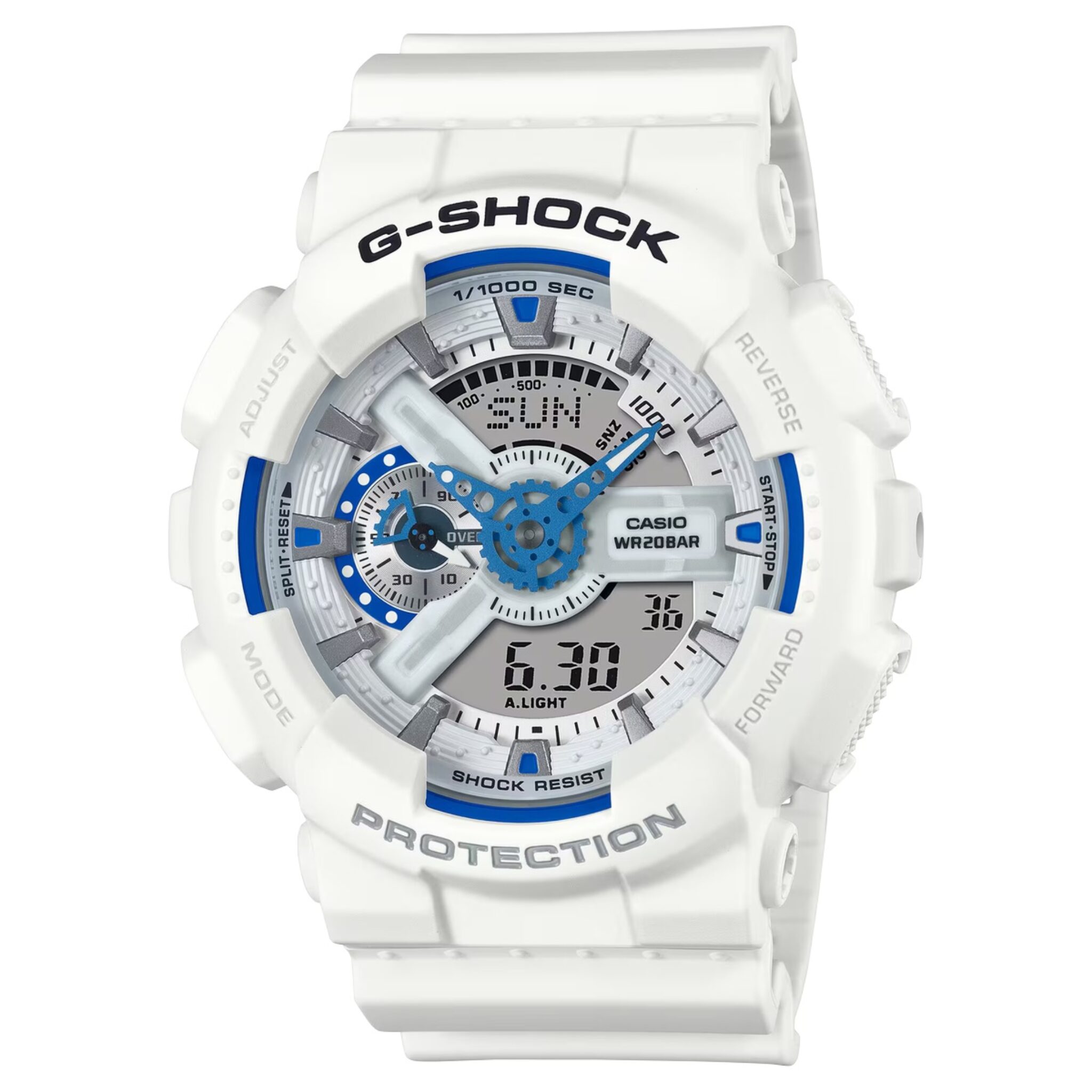 G-Shock introduces six white-blue watches with phosphorescent dials and ...