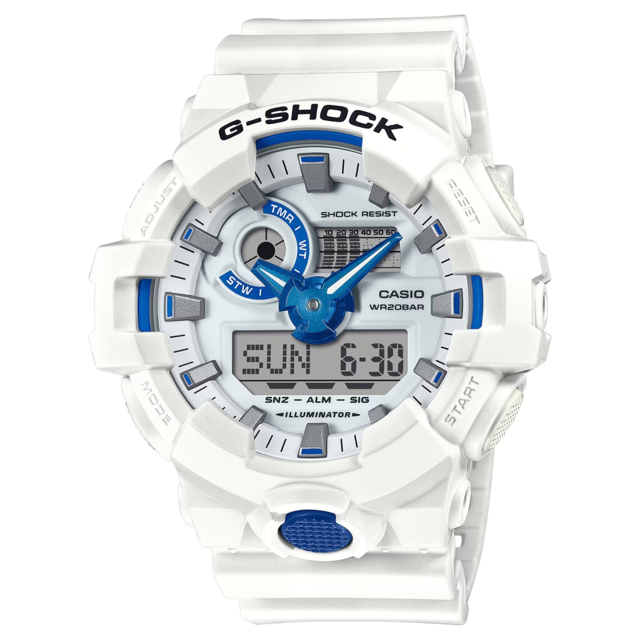 G-Shock introduces six white-blue watches with phosphorescent dials and ...