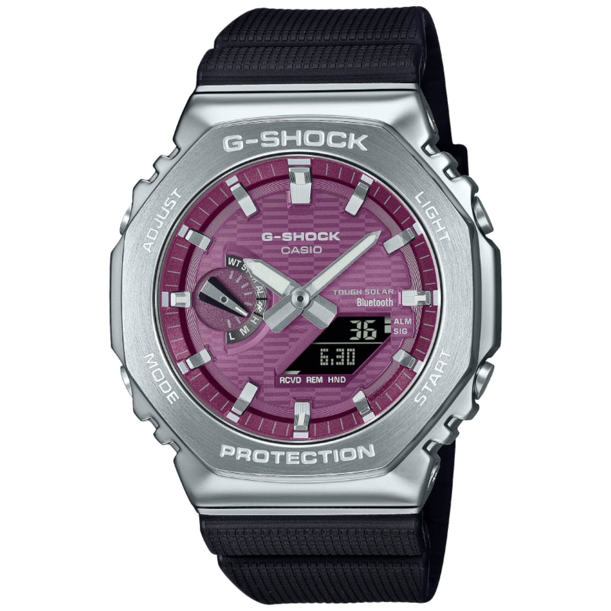 New G-Shock GBM-2100A colorways with patterned dials for the metallic solar-Bluetooth series - G ...