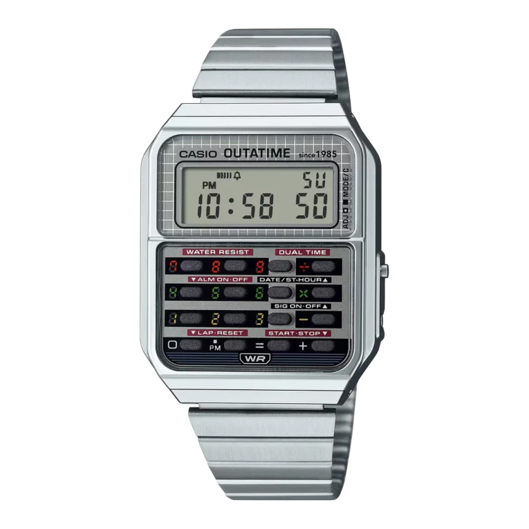 Back to the Future x Casio CA500WEBF-1A limited edition calculator watch goes on sale Monday (10 ...