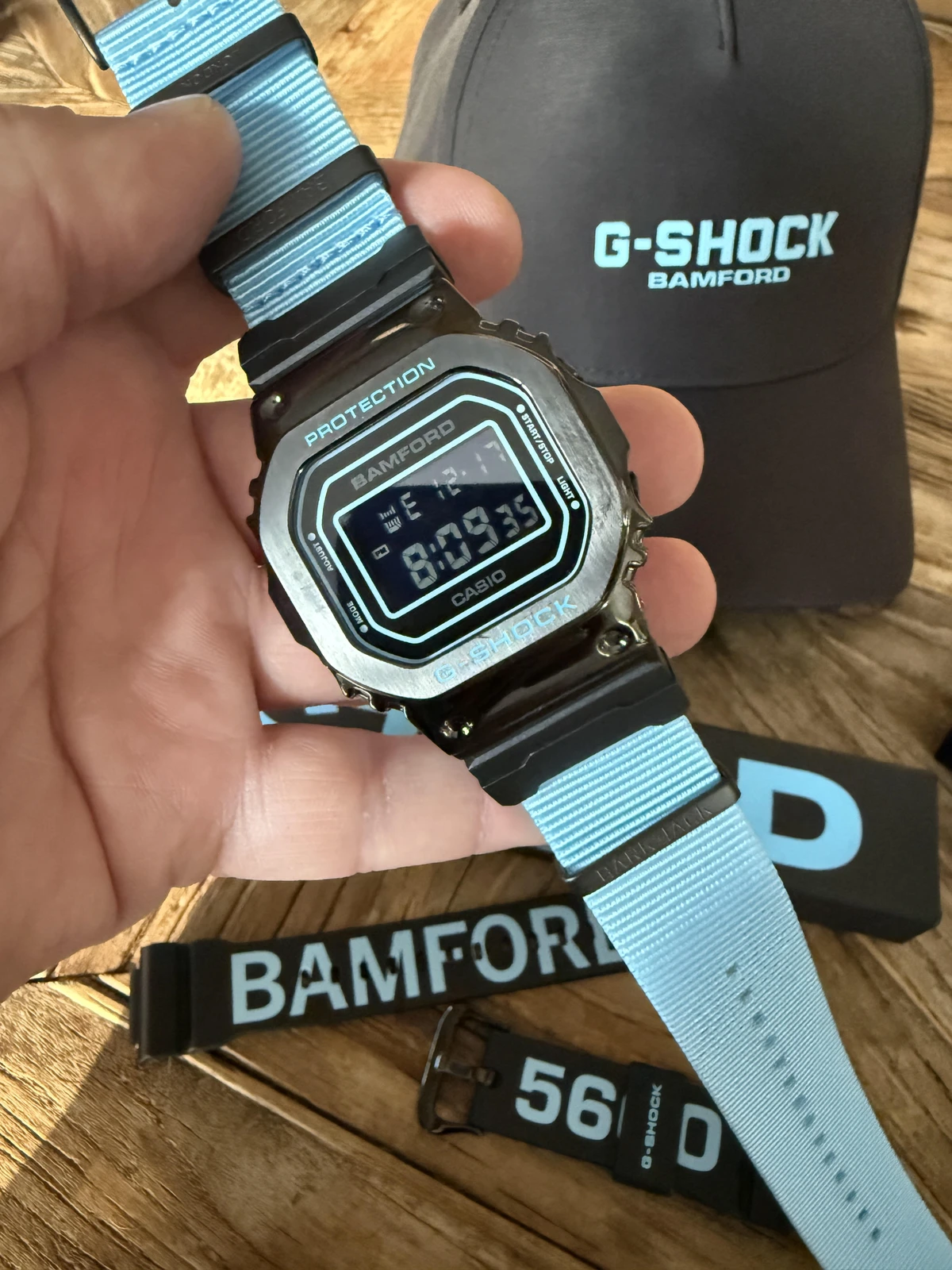 Bamford London was selling a blue NATO strap for its G-Shock ...