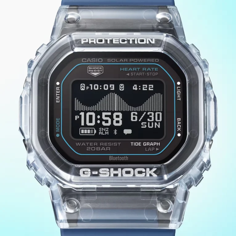 Casio announces G-Shock G-LIDE GBX-H5600 combining heart-rate monitor ...