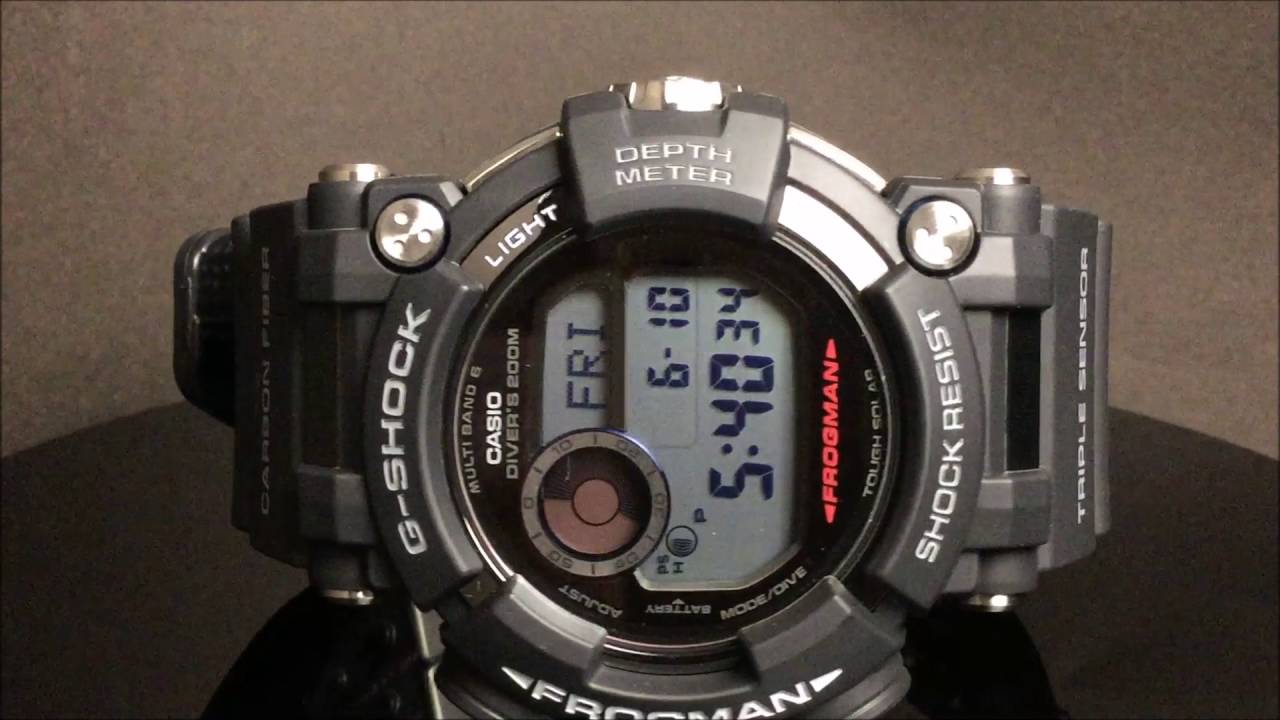 G-Shock Frogman GWF-D1000 with Depth Gauge and Compass – G-Central G ...